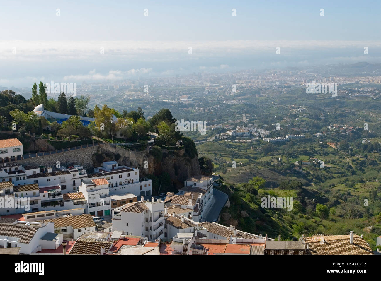 Viewpoint over Ronda Andalucia Spain Stock Photo - Alamy