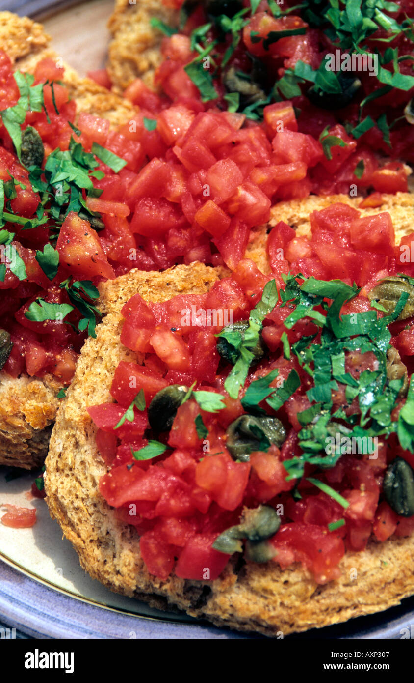 greece greek food and drink a meze plate of rusks or paximadia with ...