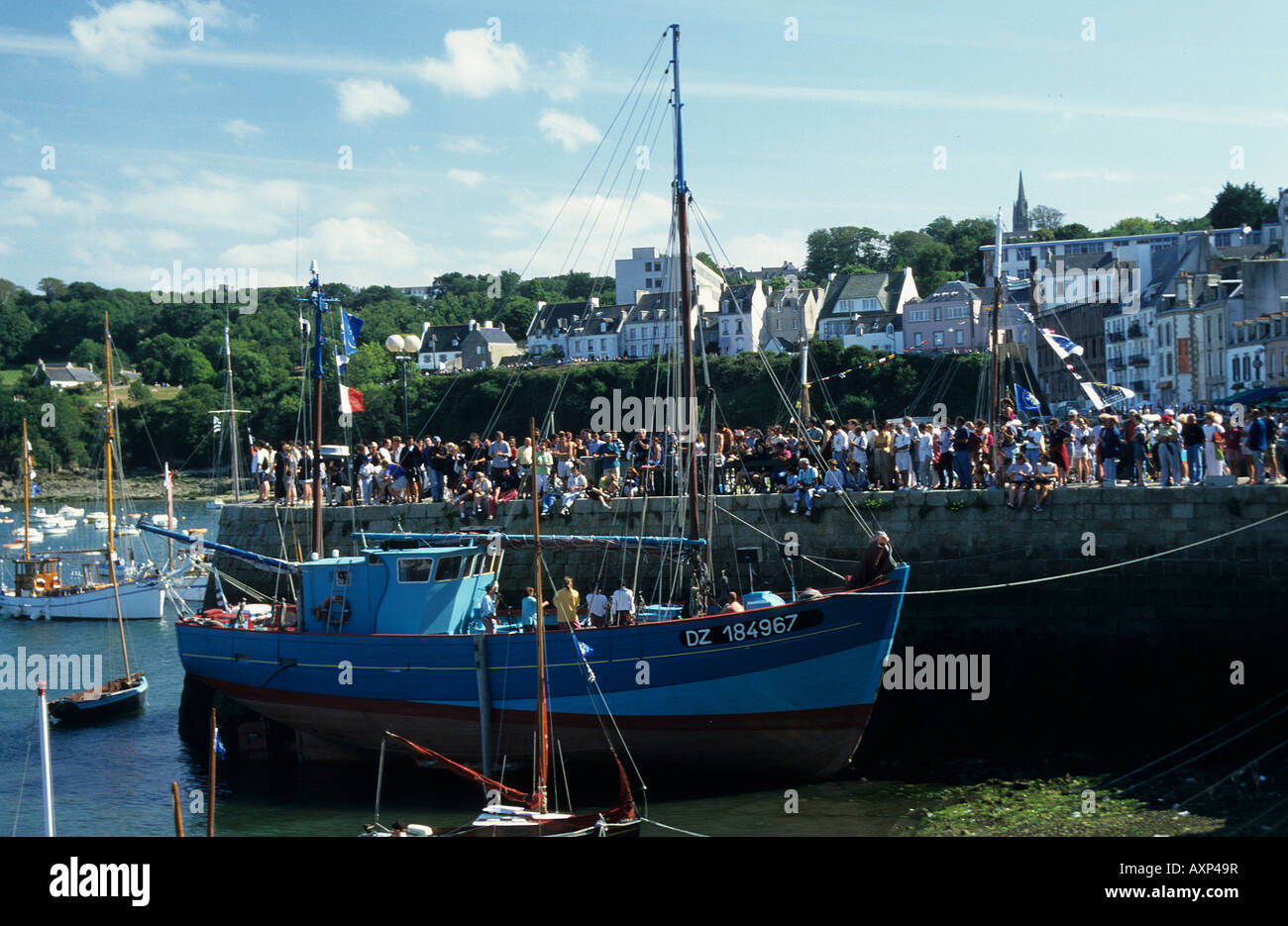 Brittany Finistere coast Douarnenez Stock Photo - Alamy