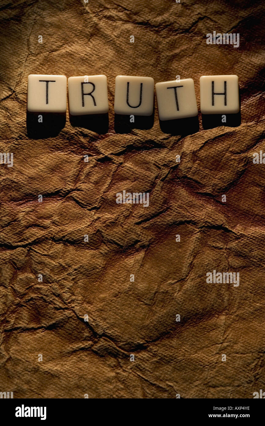 Truth letter tiles Stock Photo - Alamy