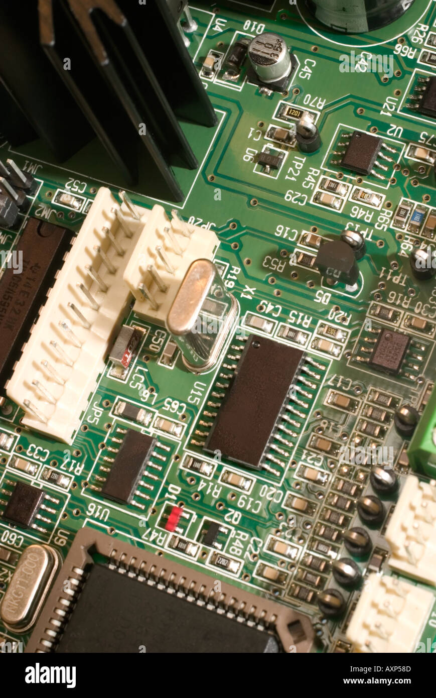PCB Electronic Printed Circuit Board Industrial Stock Photo - Alamy