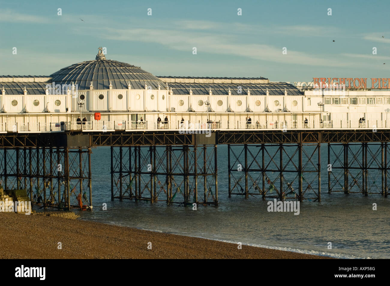Palace Pier built in 1899 typical late Victorian pier, Brighton, E ...