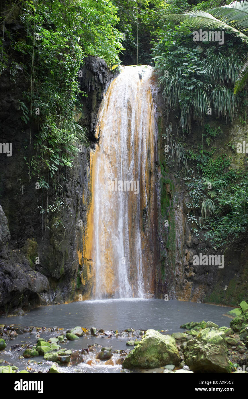 Diamond water falls botanical gardens and mineral baths soufriere st ...