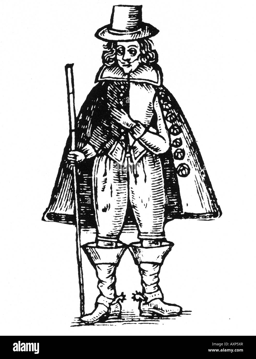 THE DISCOVERY OF WITCHES a self-portrait engraving from the title page ...