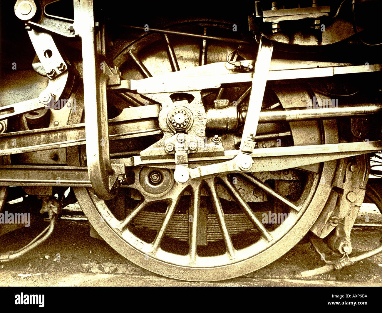 Steam locomotive wheel hi-res stock photography and images - Alamy