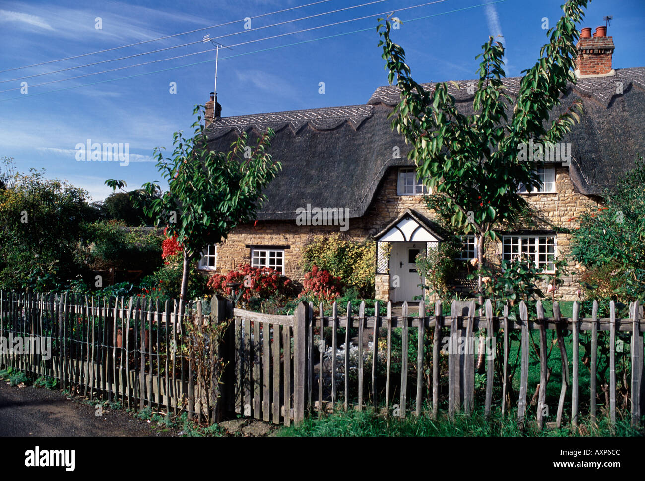An English Thatched Cottage Stock Photo - Alamy