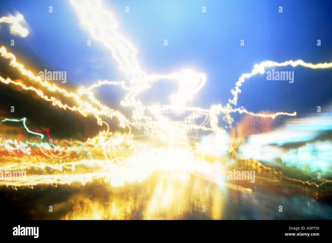 shooting street light at night Stock Photo - Alamy