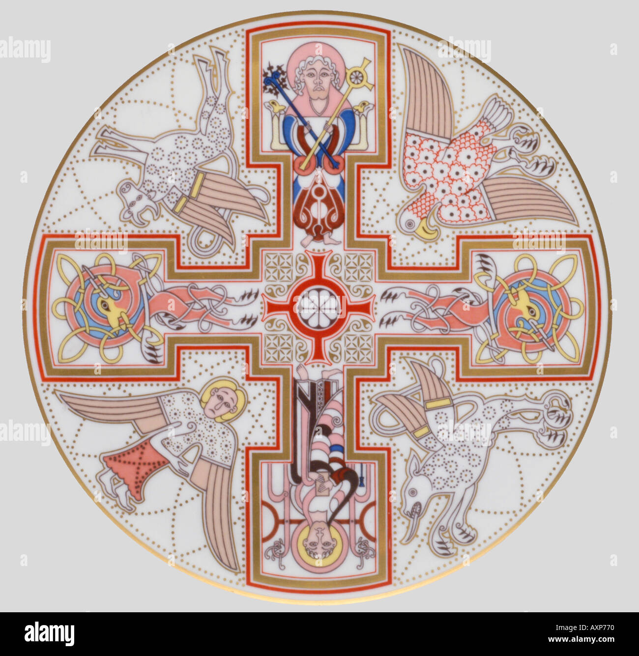 saint Chad Spode china plates with Celtic designs inspired by the ...