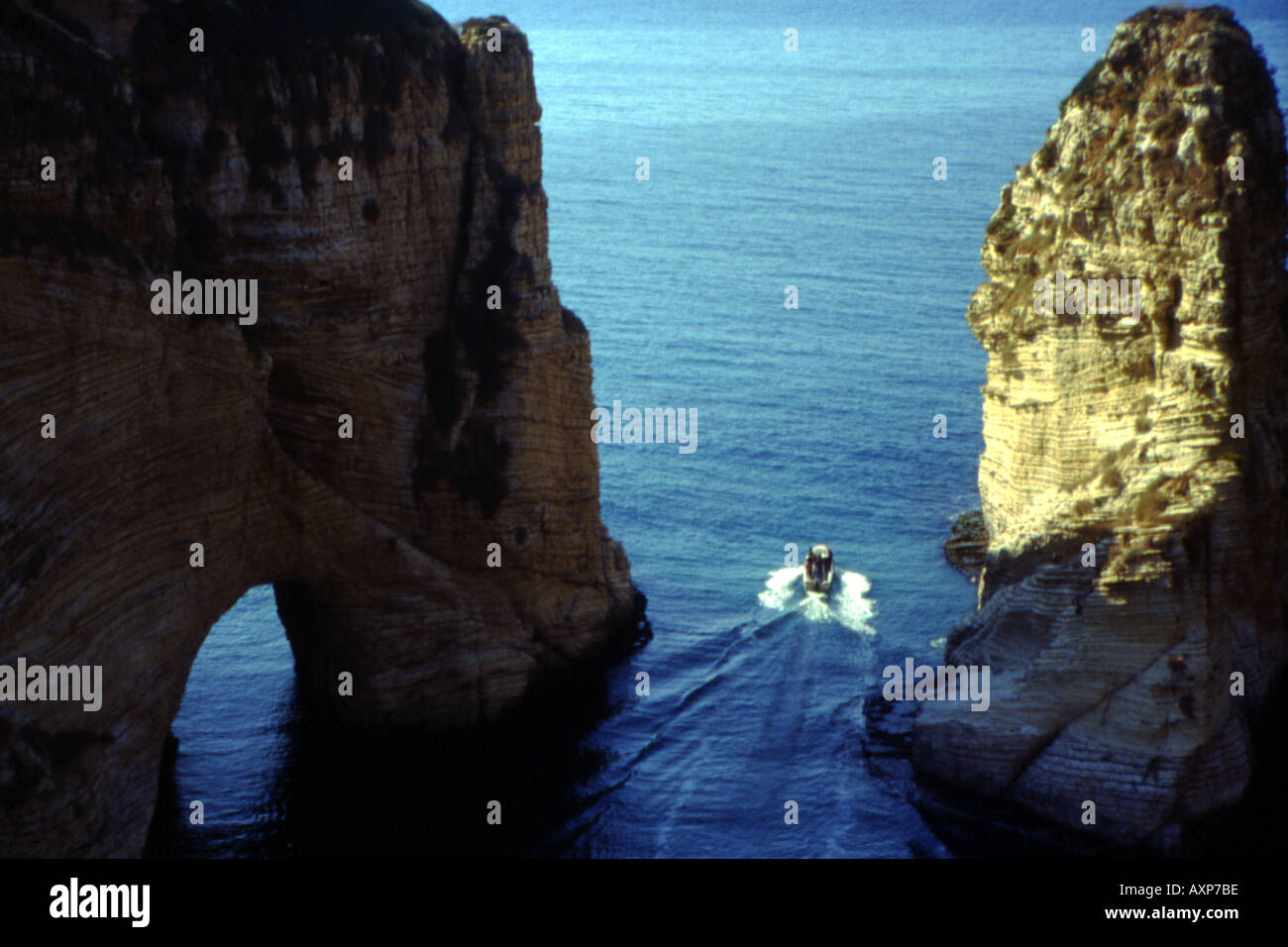 rawshe rock lebanon Stock Photo - Alamy