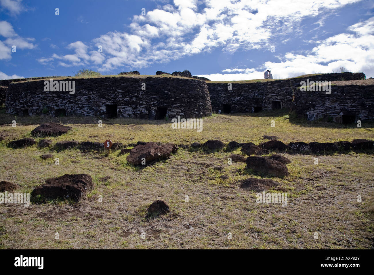 Orongo village hi-res stock photography and images - Alamy