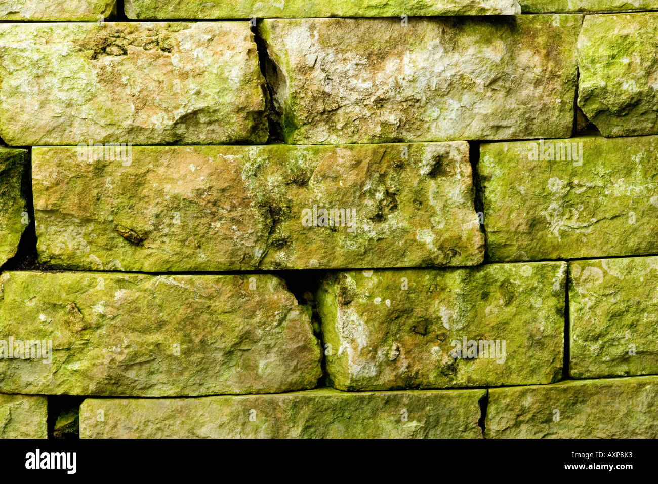 Mossy Stone Wall Stock Photo - Alamy