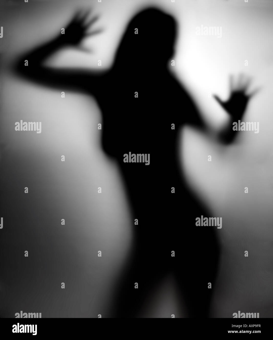 Woman and ghost figure hi-res stock photography and images - Alamy