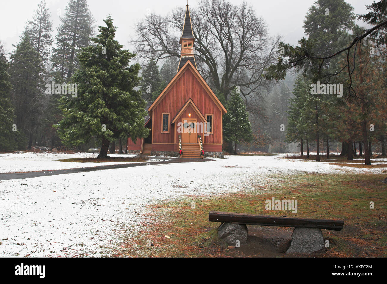rural chapel in winter Stock Photo - Alamy