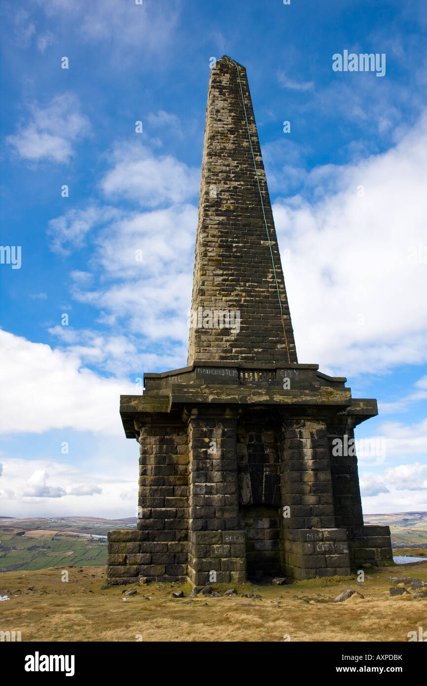 Stoodley Pike , part of the Pennine way , Calderdale Stock Photo - Alamy