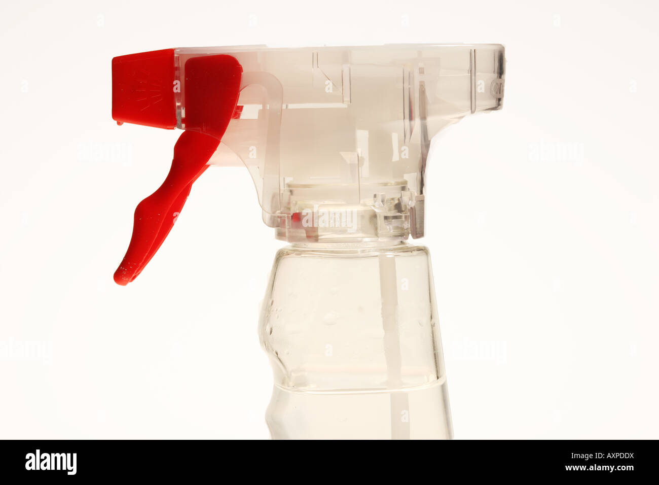 Plastic bottles with liquid cleaning agents Stock Photo - Alamy