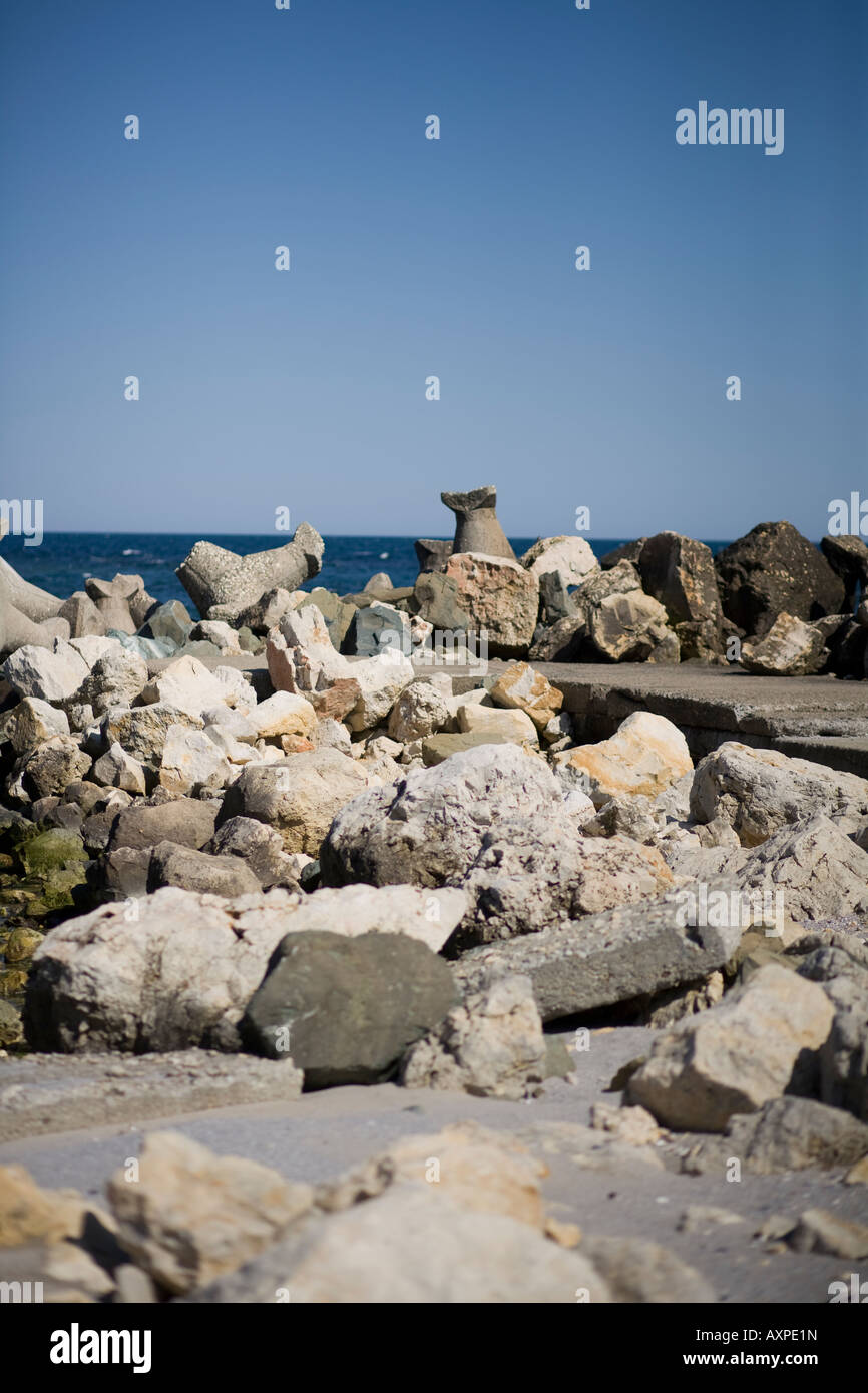 many big rocks near sea Stock Photo - Alamy