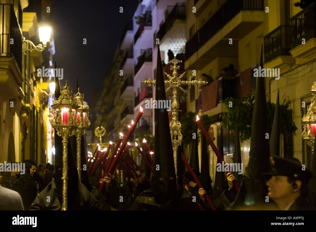Seville cross procession hi-res stock photography and images - Alamy