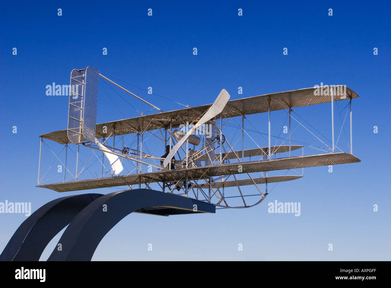 Monument to the Wright Brothers at gate 1B Wright Patterson Air Force ...