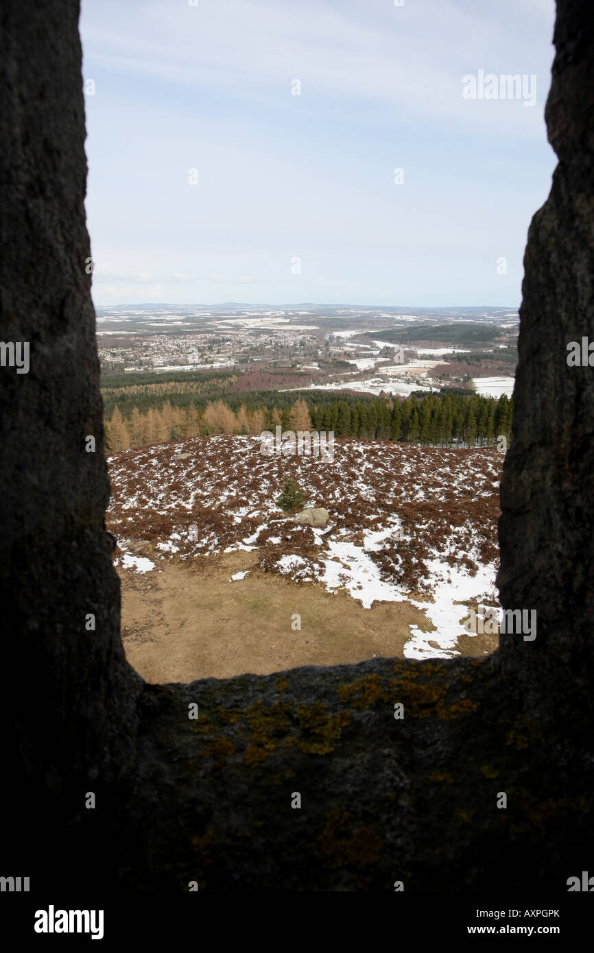 View from the top of Scolty Tower at the top of Scolty Hill near ...