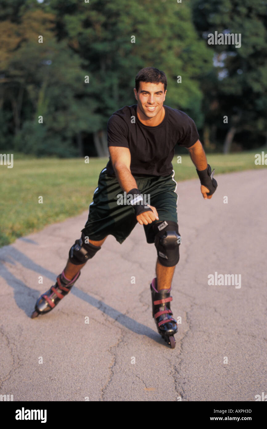 Roller skating model hi-res stock photography and images - Alamy