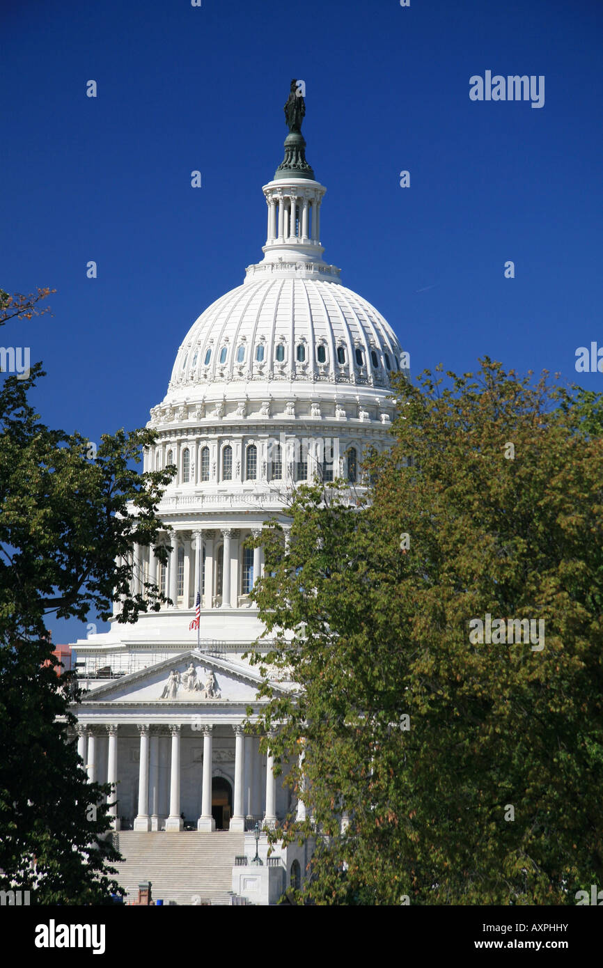 The eastern elevation of the US Capitol Building, Washington DC Stock ...
