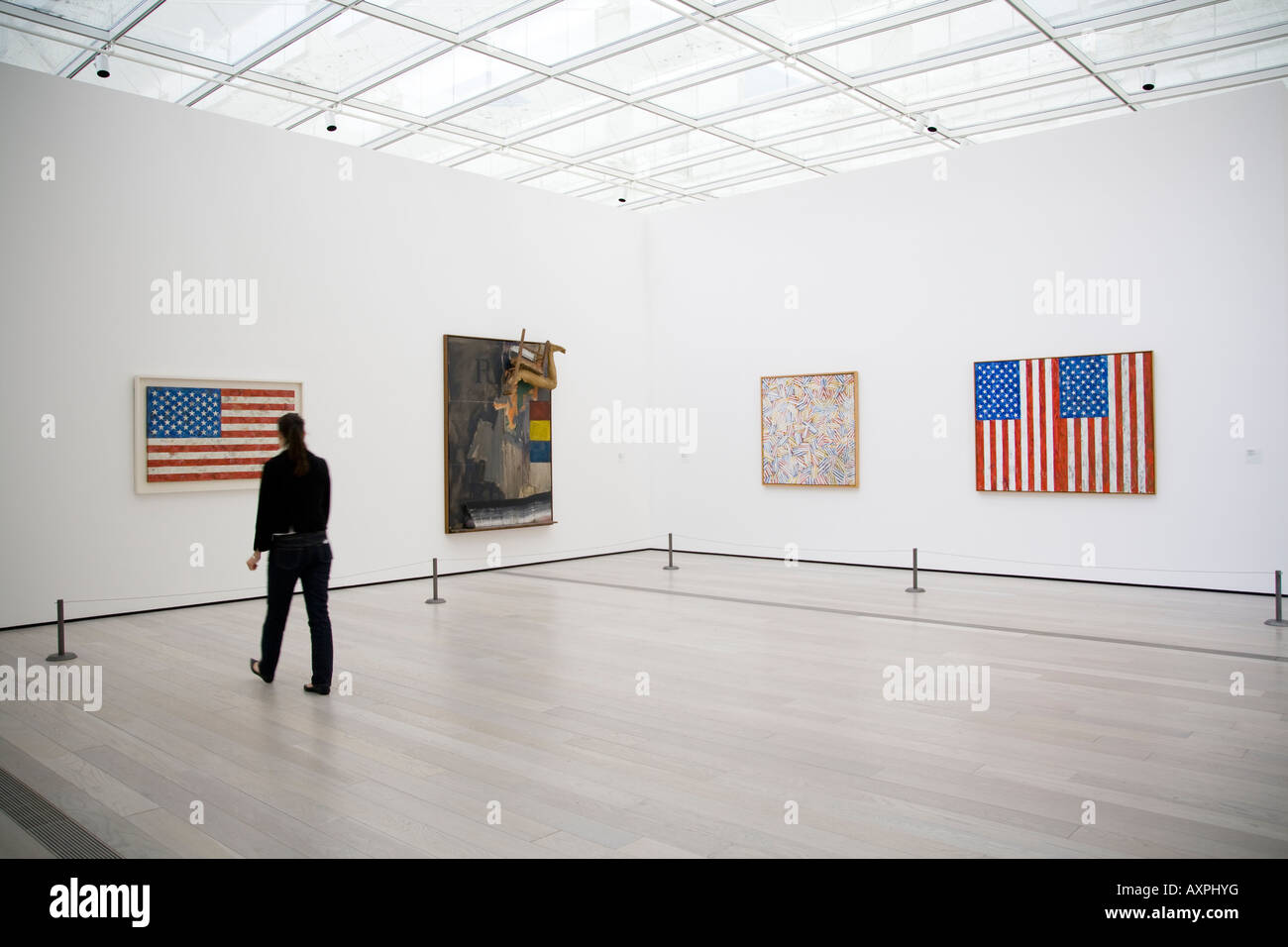 Los Angeles BCAM Broad Contemporary Art Museum at LACMA interior Stock ...