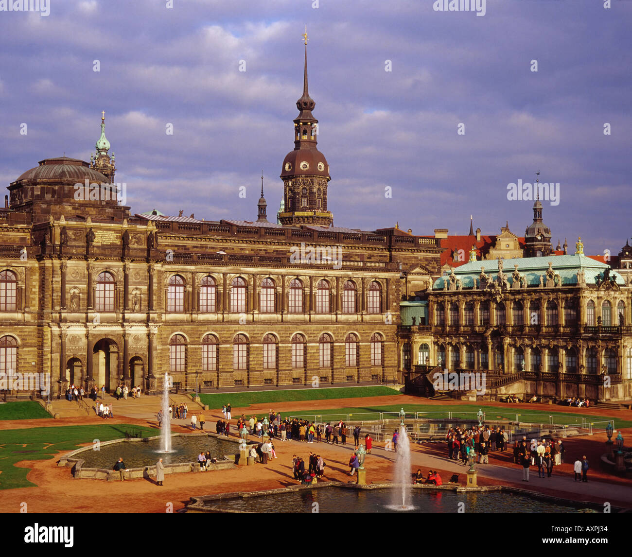 Dresden residenzschloss or dresdner schloss hi-res stock photography ...