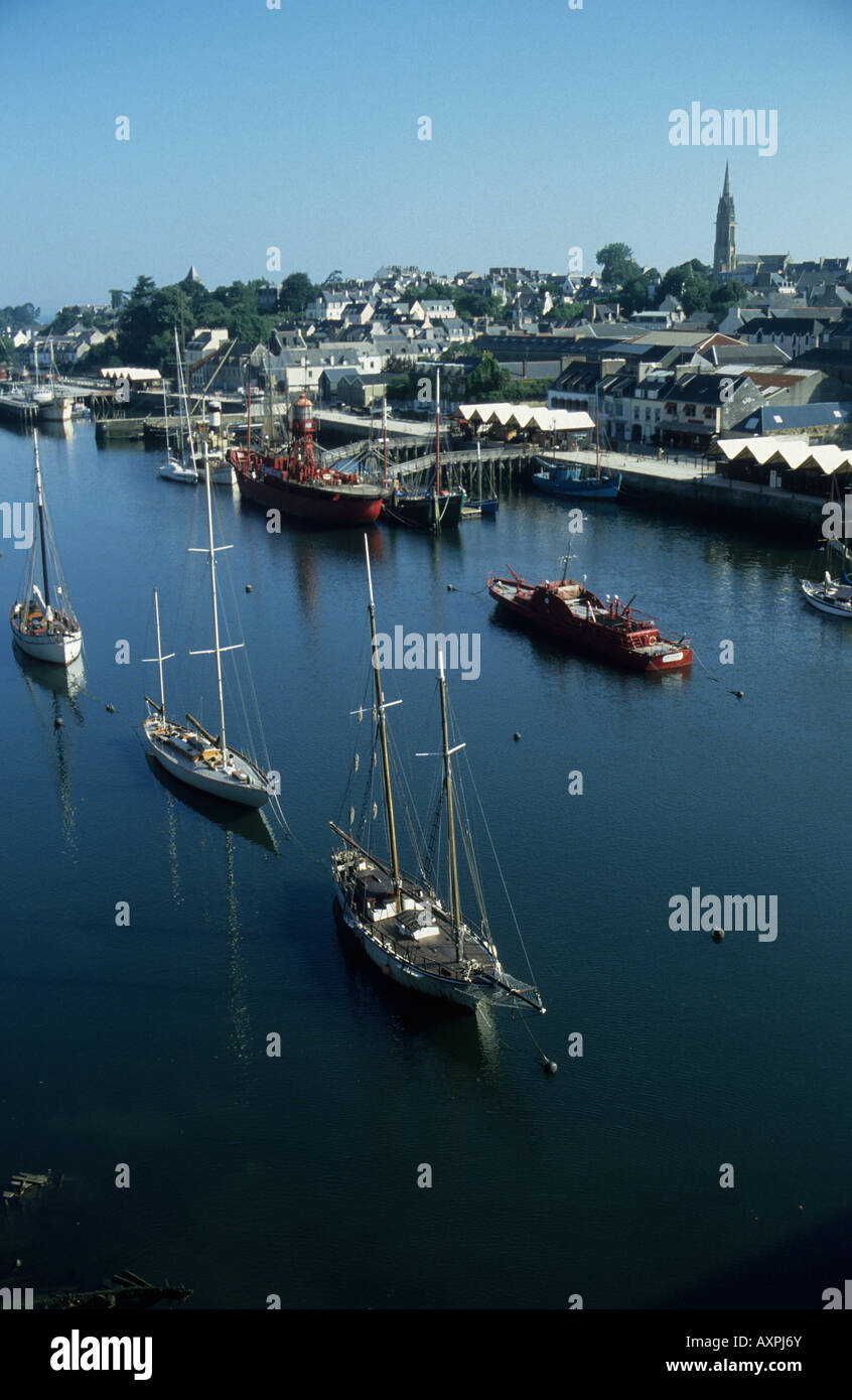 Brittany Finistere coast Douarnenez Stock Photo - Alamy