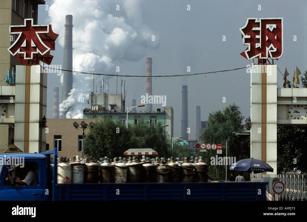 Benxi Iron and Steel Group in Liaoning, China. 24 Aug 2005 Stock Photo ...