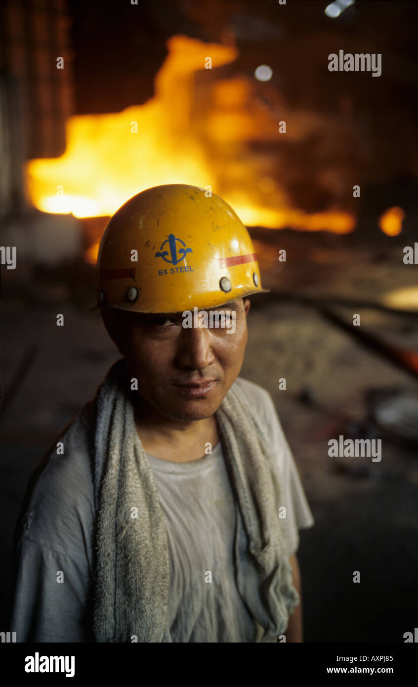 Blast furnace workers hi-res stock photography and images - Alamy