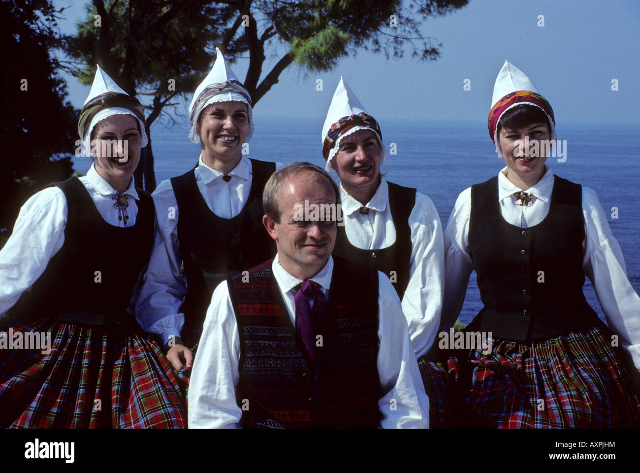 Croatians in traditional costume, Rovinj, Istria, Croatia Stock Photo ...