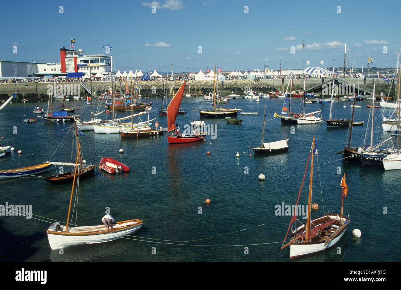 Brittany Finistere coast Douarnenez Stock Photo - Alamy