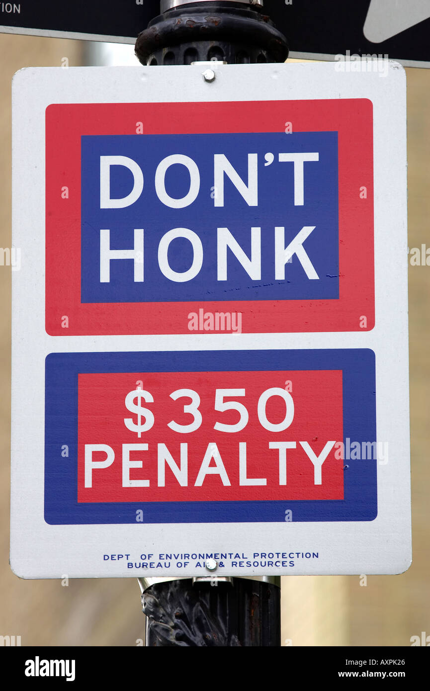 Dont honk hi-res stock photography and images - Alamy