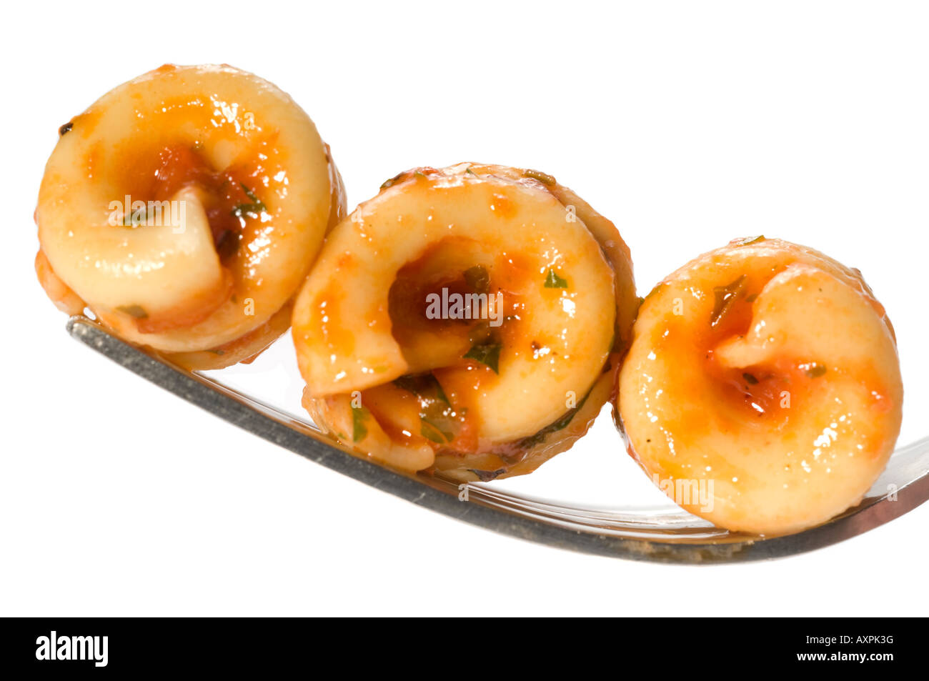 Pasta coiled on fork hi-res stock photography and images - Alamy