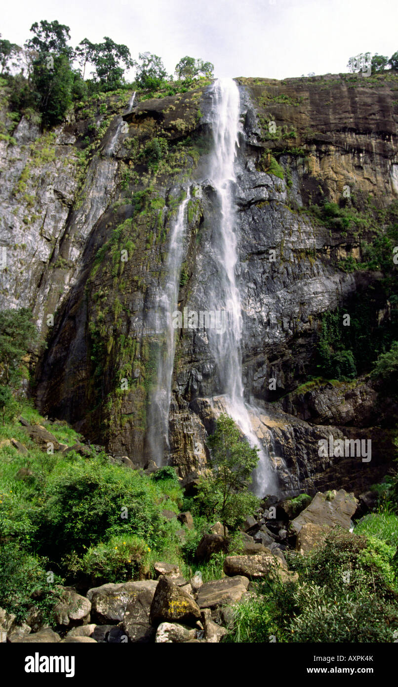 Sri Lanka Diyaluma Waterfall near Haputale Stock Photo - Alamy