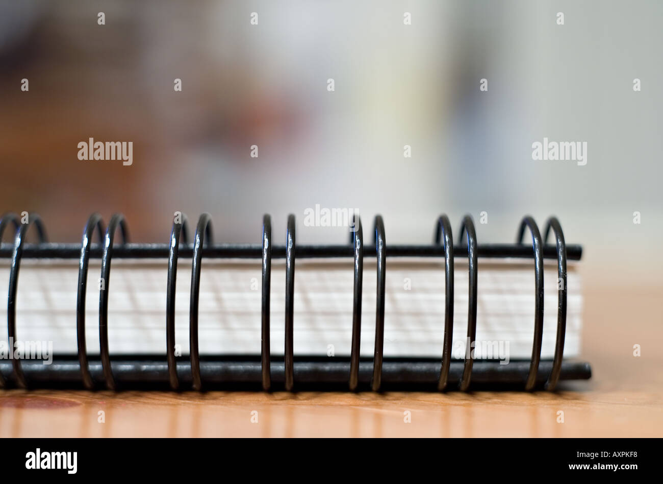 Spiral bound notebook Stock Photo - Alamy