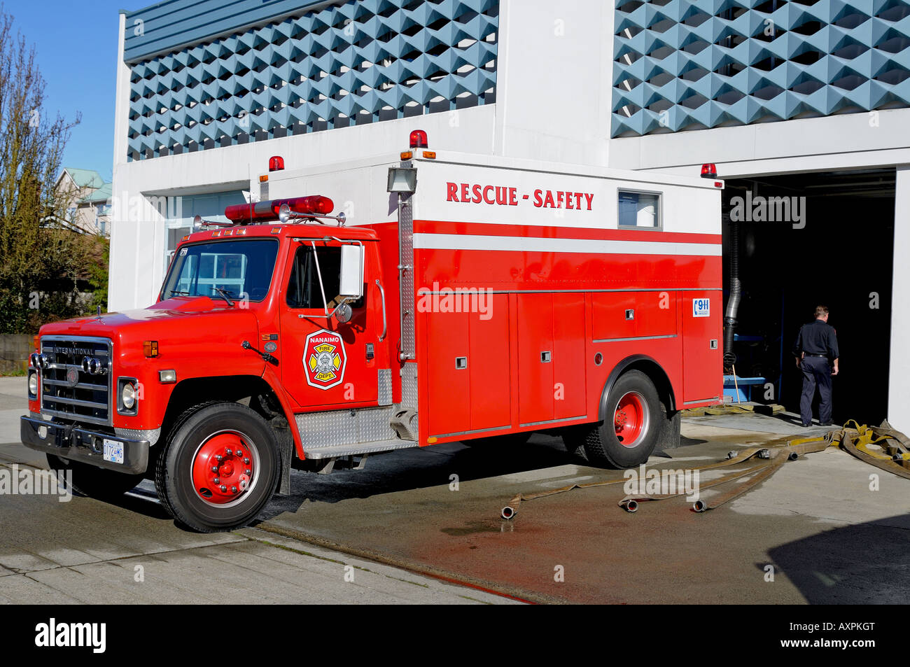 Nanaimo Fire and Rescue Department BC Canada Stock Photo - Alamy