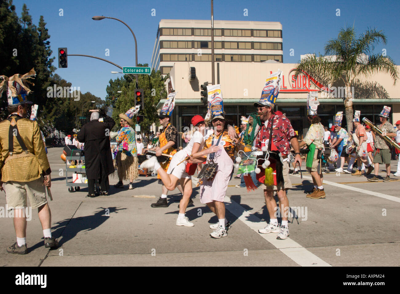 Grill Man and Condiment Girl of the BBQ & Hibachi Marching Grill Team ...