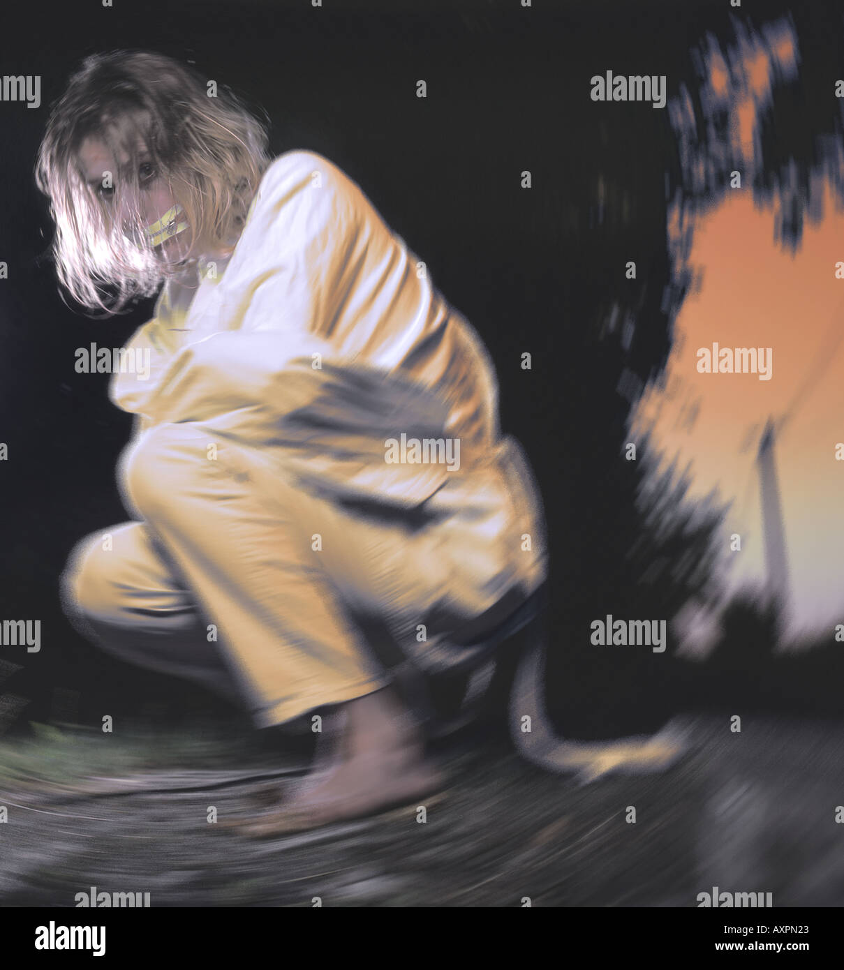 Straitjacket woman hi-res stock photography and images - Alamy