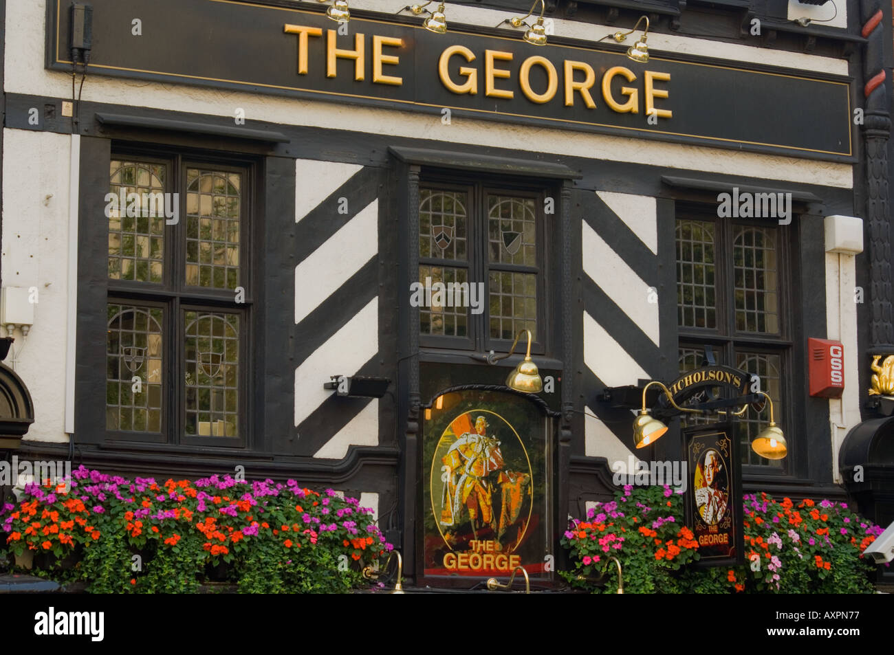 europe UK GB England London the george strand Stock Photo - Alamy
