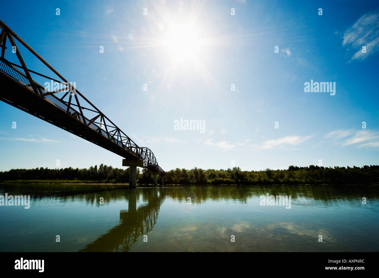 Bridge Over Water Stock Photo - Alamy