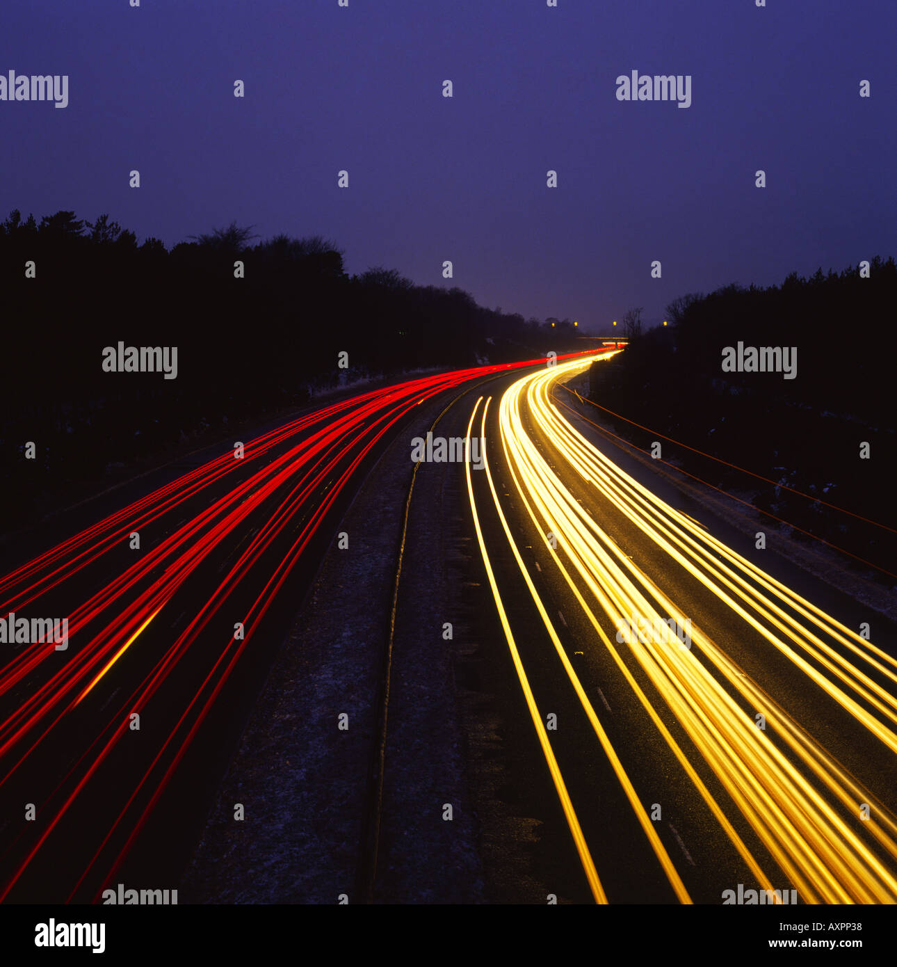 Motorway trails hi-res stock photography and images - Alamy