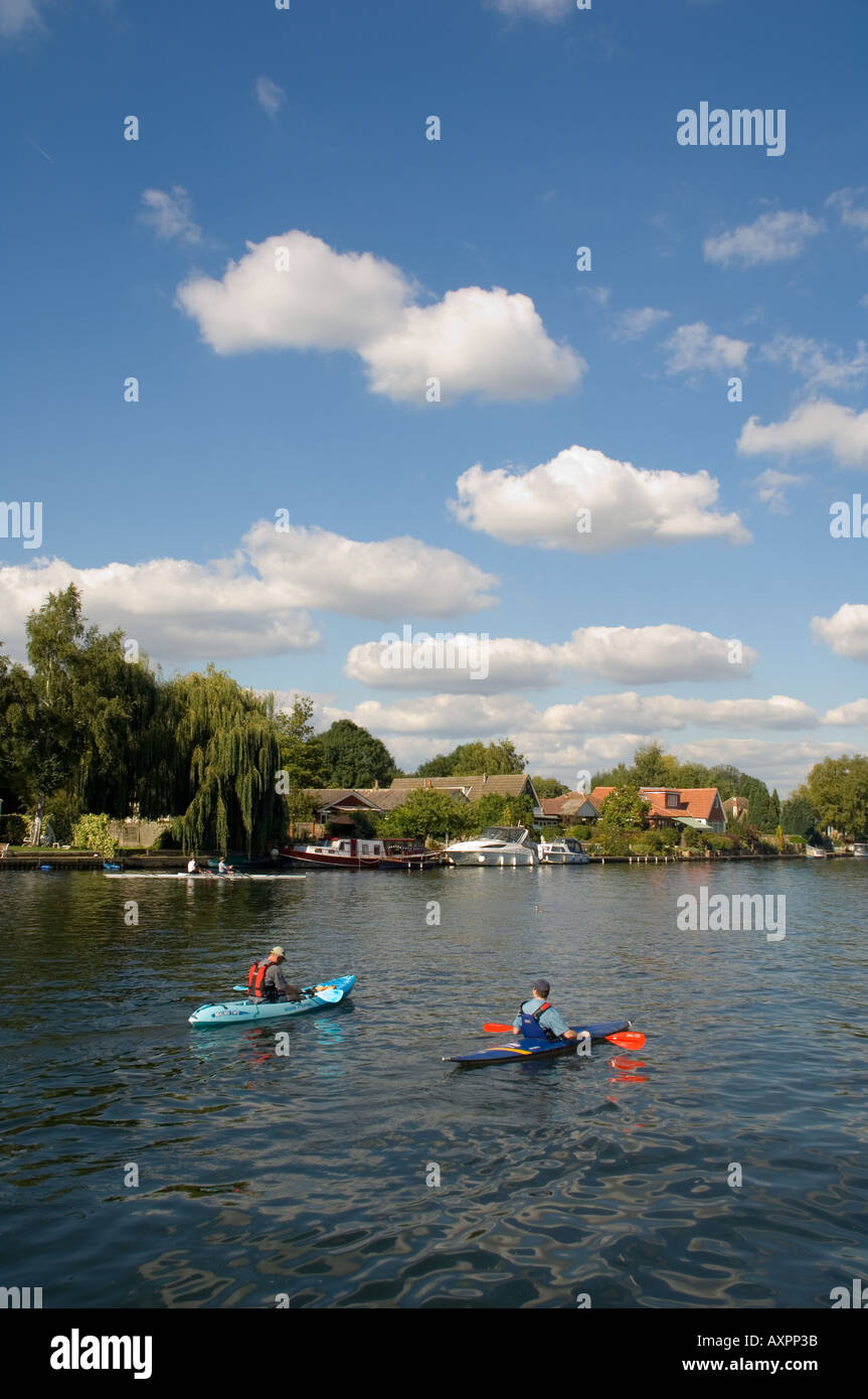europe uk england sunbury on thames riverside riverscape Stock Photo ...