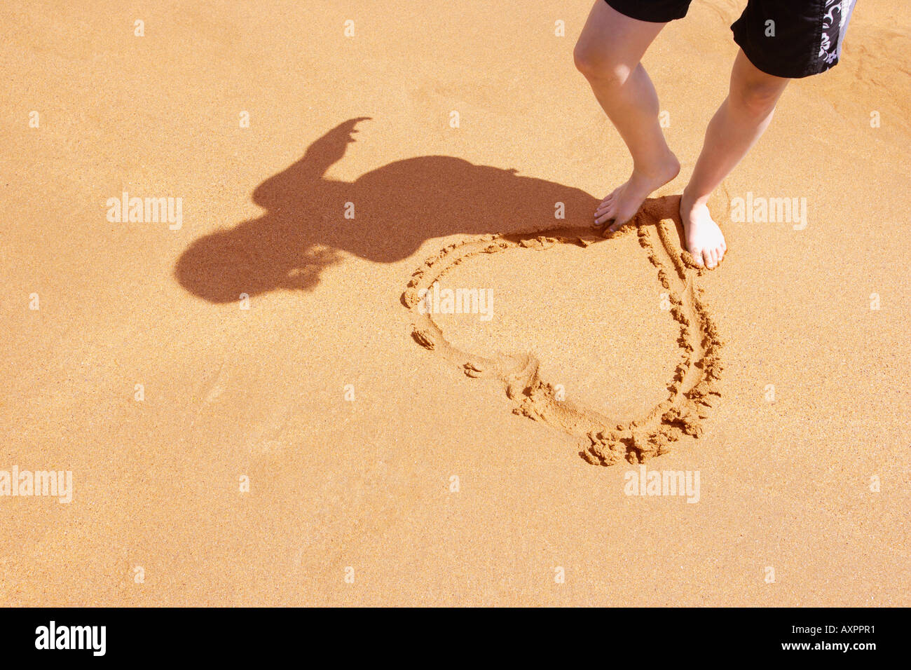 Signs in the sand hi-res stock photography and images - Alamy