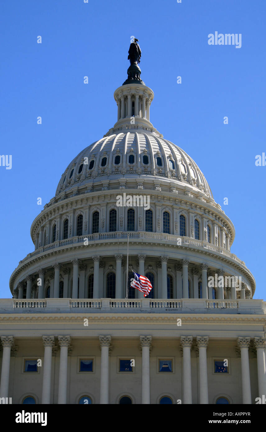 The western elevation of the US Capitol Building, Washington DC Stock ...