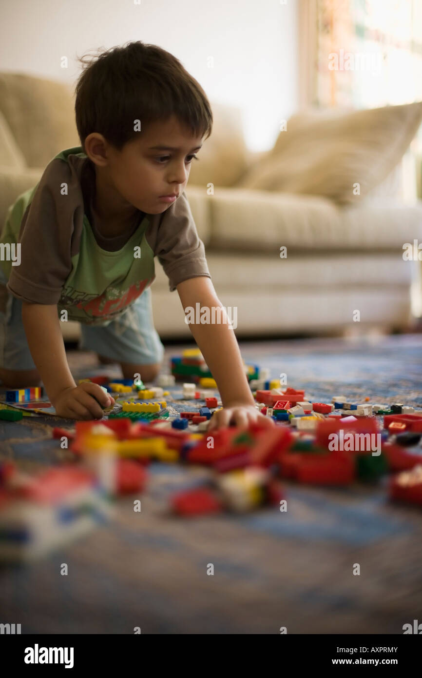 Boy Playing With Lego High Resolution Stock Photography and Images - Alamy