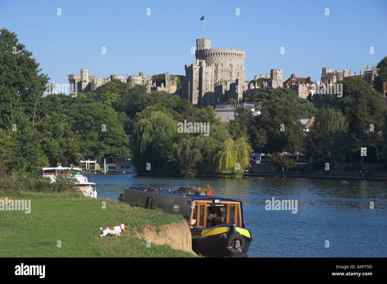Windsor castle river thames hi-res stock photography and images - Alamy