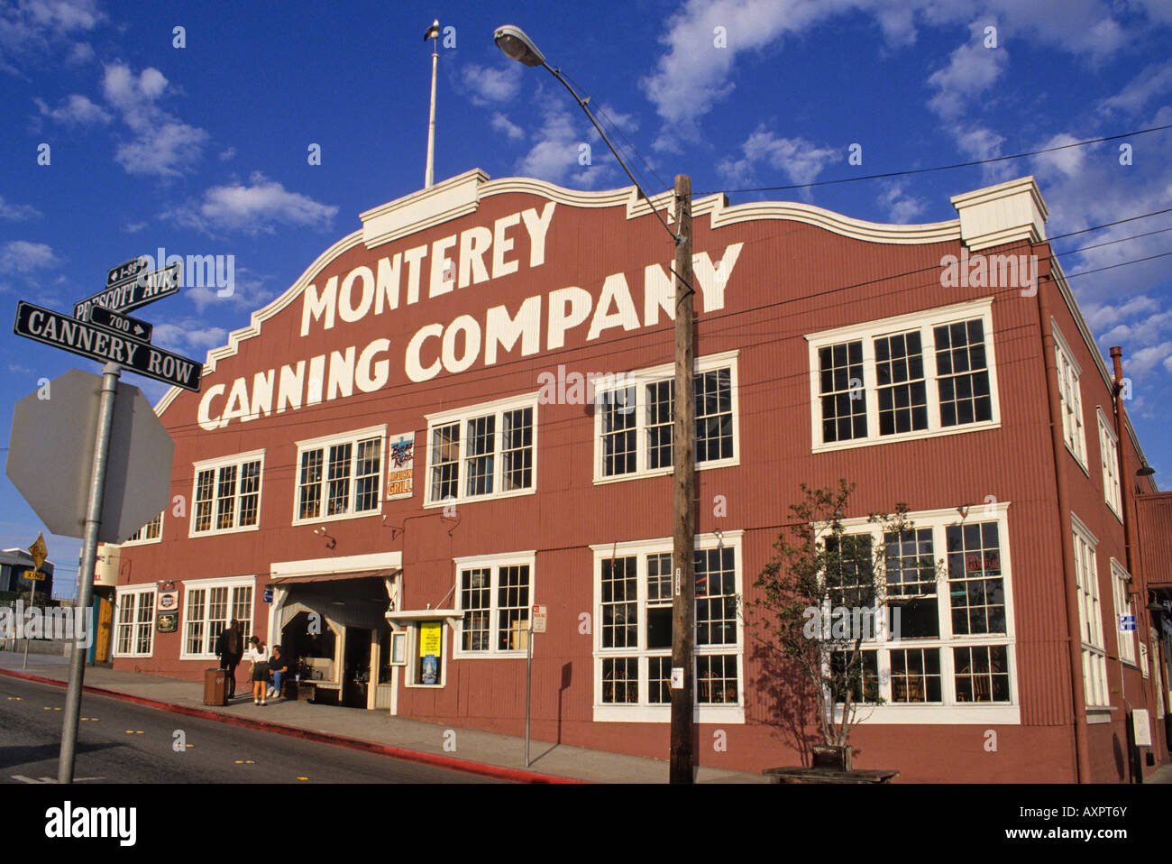 California Monterey Cannery Row shops Stock Photo - Alamy
