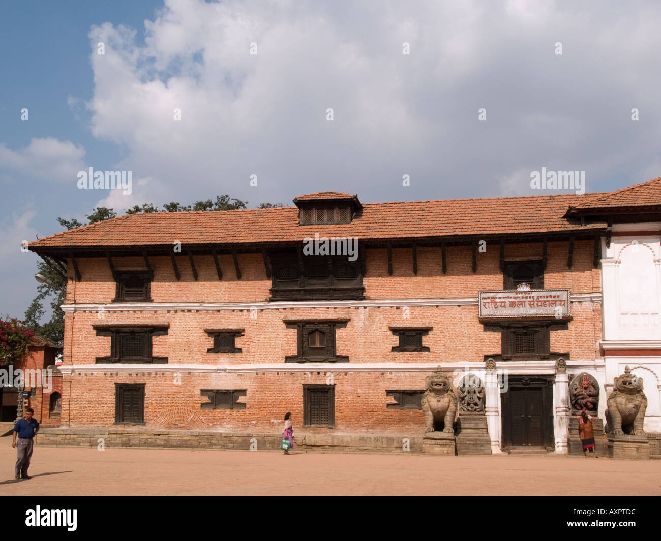 Bhaktapur Nepal Asia NATIONAL ART GALLERY in DURBAR SQUARE Stock Photo ...