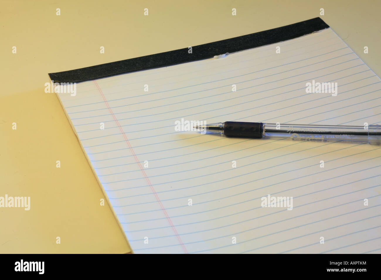 pen and notebook Stock Photo - Alamy
